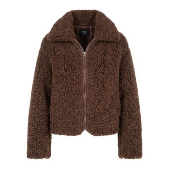 Montereggi Reversible Lammfellimitat-Jacke - - Jackets - Damen - Braun - 3XL