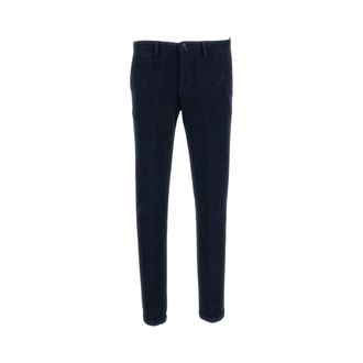 BRIGLIA 1949 Homme, Pantalons, Bleu, Taille: M Pantalon slim