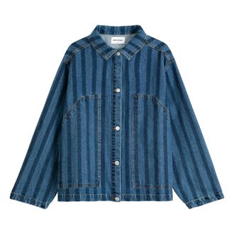 Bobo Choses Veste Rayures Denim Coton Bio Bobo Choses