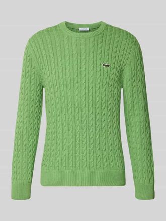 Lacoste Regular Fit Strickpullover aus Baumwoll-Mix