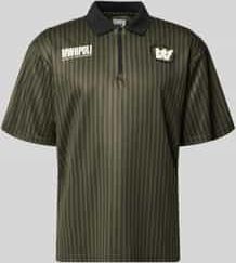 Wood Wood Regular Fit Poloshirt mit Label-Print Modell Lama