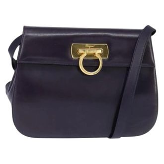 Ferragamo Pre-owned Ledertasche - - Pre-owned - Damen - Blau - ONE SIZE
