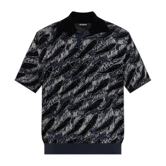 Jacquemus Homme, Tops, Noir, Taille: S Polo Poisson