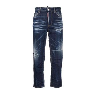 Dsquared2 Jeans mit Stickerei und Distressed-Effekt - - Jeans - Damen - Blau - S