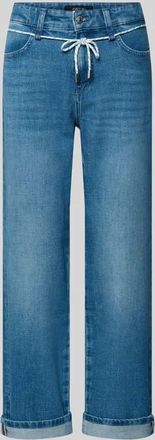 Marc Cain Straight Fit Jeans mit fixierten Beinabschl&uuml;ssen