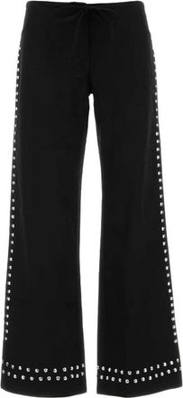 Gimaguas Pantalon Delya clout&eacute; - Femme - Pantalons - Noir - Taille: 40 FR