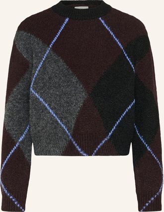 Kaffe Strickshirt Kagrith grau