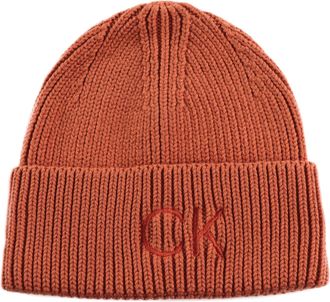 Calvin Klein M&uuml;tze Essentials Beanie Autumn Leaf Terracotta