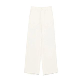 Barena Ecru Hose mit Verdecktem Rei&szlig;verschluss und Taschen - - Trousers - Damen - Beige - S