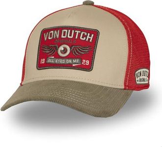 Von Dutch Casquette Trucker avec Filet Adulte visière Velours Patch Semi-Curved TU