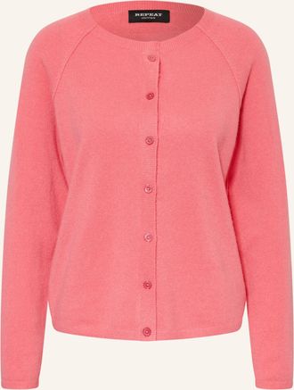 Repeat Repeat Strickjacke Aus Cashmere pink