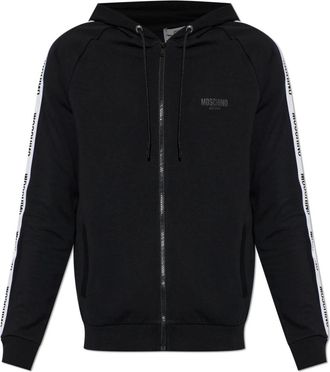 Moschino Homme, Sweatshirts et sweats &agrave; capuche, Noir, Taille: 2XL Logo SweaT-shirt