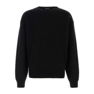 Tom Ford Pull en cachemire m&eacute;lang&eacute; - Homme - Pulls - Noir - Taille: L