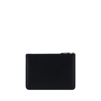 Comme Des Gar&ccedil;ons Mens Black Calf Leather Bos Taurus Wallet