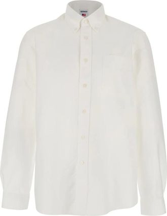 Sebago Homme, Chemises, Blanc, Taille: L Oxford Button Down Shirt