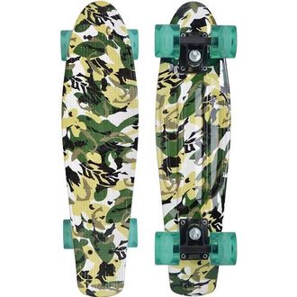 Schildkrot Fitness Skateboard Retro Skateboard FREE SPIRIT 22&acute; Camouflage