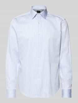 HUGO BOSS Regular Fit Businesshemd aus reiner Baumwolle Modell JOE