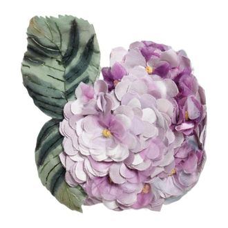 Dolce & Gabbana Goldene Hortensienblumen-Anstecknadel - - Accessories - Damen - Mehrfarbig - ONE SIZE