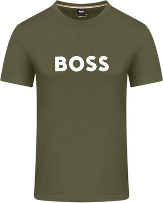 HUGO BOSS Homme, Tops, Vert, Taille: XL TShirt MC logo coton