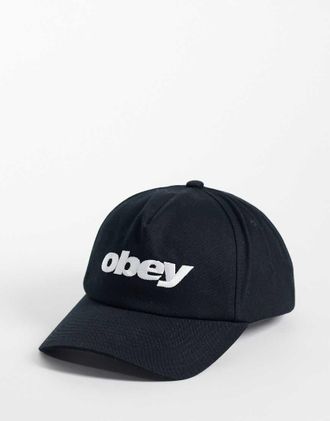 Obey casquette snapback &agrave; logo Delta 5 noire