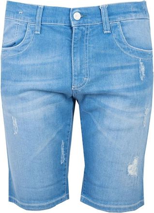 Dirk Bikkembergs Short en jean - Homme - Shorts - Bleu - Taille: W34