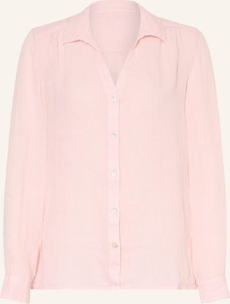 120% Lino 120%Lino Hemdbluse Aus Leinen rosa