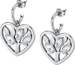 Morellato Boucles dOreilles Capsule Collection Vita pour Femme en Acier,Cristaux - SAUD07