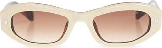 Maison Kitsun&eacute; unisex, Accessoires, Beige, Taille: ONE Size Ming Lunettes de soleil