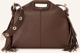 Maje Schultertasche braun