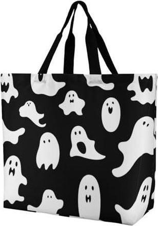 Generic Halloween Goth Sac Fourre-Tout Imperm&eacute;able Tote Bag Grand Sac A Main Femmes Pour Gym Quotidienne Universit&eacute;