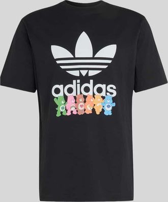 adidas Originals Regular Fit T-Shirt aus reiner Baumwolle mit Logo-Print