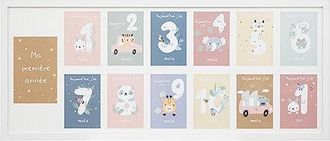 Atmosphera Atmosphera - P&ecirc;le-m&ecirc;le en Bois 13 Photos H29,5cm