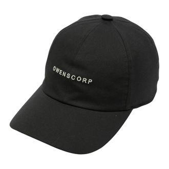 Rick Owens Casquette de baseball brod&eacute;e - Homme - Accessoires - Noir - Taille: M