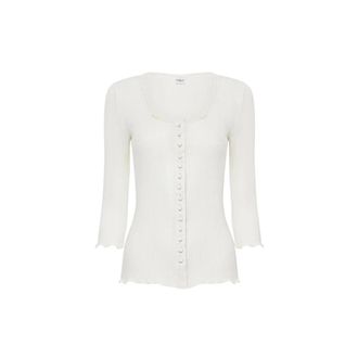 Chlo&eacute; Femme, Pulls, Blanc, Taille: 38 FR Top H26