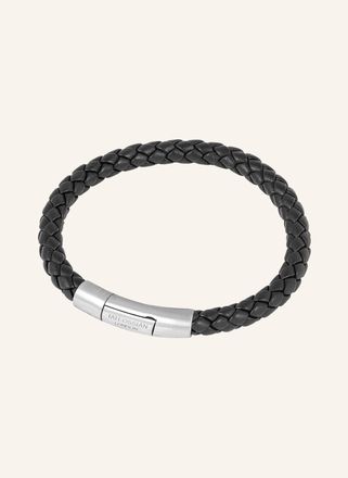 Tateossian Tateossian Armband Charles Click Pelle schwarz