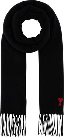 Ami Femme, Accessoires, Noir, Taille: ONE Size &Eacute;charpe De Coeur