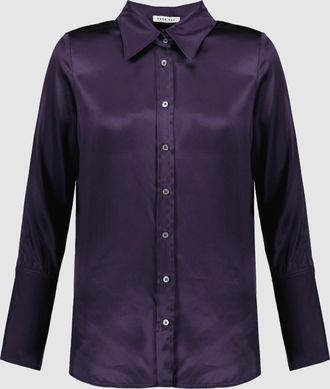 Hana San Chemise Nisha Soie Prune