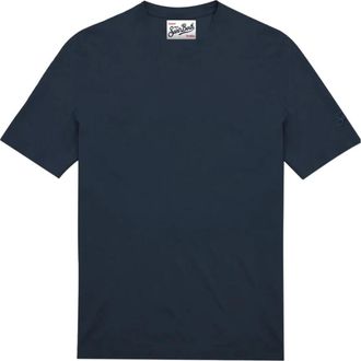 MC2 Saint Barth Homme, Tops, Bleu, Taille: L Jersey Crepe T-Shirt