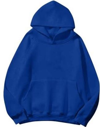 TOMWELL Sweat &agrave; capuche pour femme - Automne - Hiver - Pull surdimensionn&eacute; avec capuche - Pour adolescente et fille - Manches longues - D&eacute;contract&eacute; - Avec poc