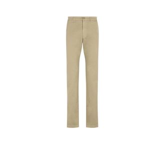 Roberto Cavalli Homme, Pantalons, Vert, Taille: W36 Chinos Slim-Fit avec Poches et Doublure