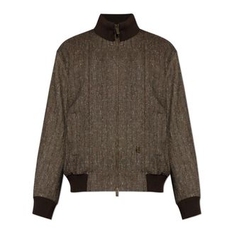 Dsquared2 Herringbone-Muster Jacke - - Jackets - Herren - Braun - L