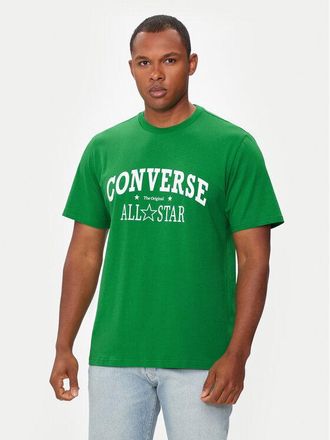 Converse T-Shirt M Retro Chuck Vintage Tee 10026458-A01 Grün Regular Fit