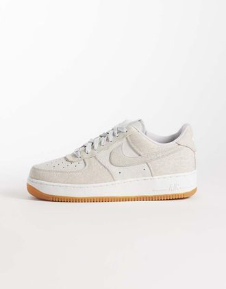 Nike Air Force - 1 07 LV8 - Sneaker in Denim-Grau