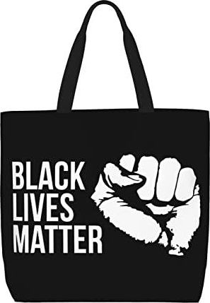 Generic Sac De Courses Les Vies Des Noirs Comptent Sac &Agrave; Dos Pliable De Grande Capacit&eacute; Sacs En Toile Pour Femmes, Pour Femmes, Tous Les Jours, Filles, Shoppi