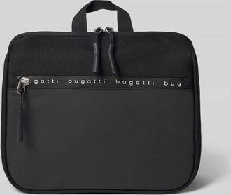 Bugatti Kulturtasche mit Label-Details Modell Blanc Delight