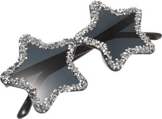 Beaupretty Lunettes de Soleil sans Cadre en Cristal de Diamant, Accessoires pour Sorties en Bo&icirc;te et R&eacute;seaux Sociaux, Design Ludique et Moderne pour Femmes et Ho