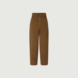 SOEUR PANTALON VOLAGE MARRON