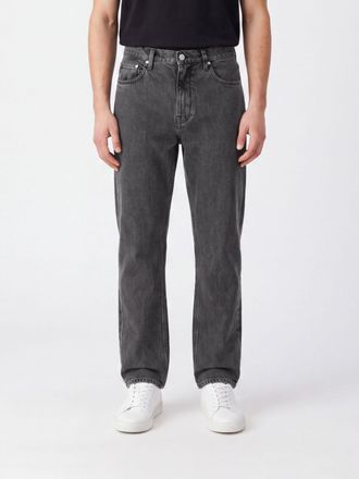 Jil Sander Jean large &agrave; cinq poches en denim de coton