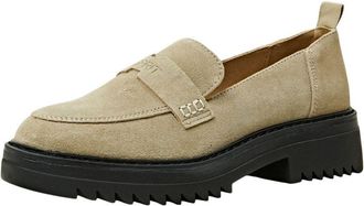 Esprit Modischer Chunky Damen Penny Loafer, 285/Sand, 39 EU