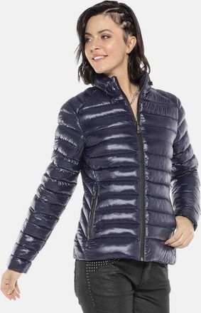 Cipo & Baxx Winterjacke Steppjacke in tollem Design mit Markenpatch, WM113